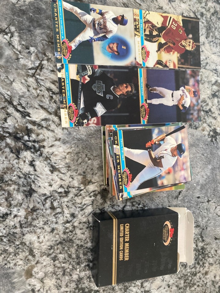 Charter Member 1991 Topps STADIUM CLUB LIMITED EDITION Card BOX - B02 ...