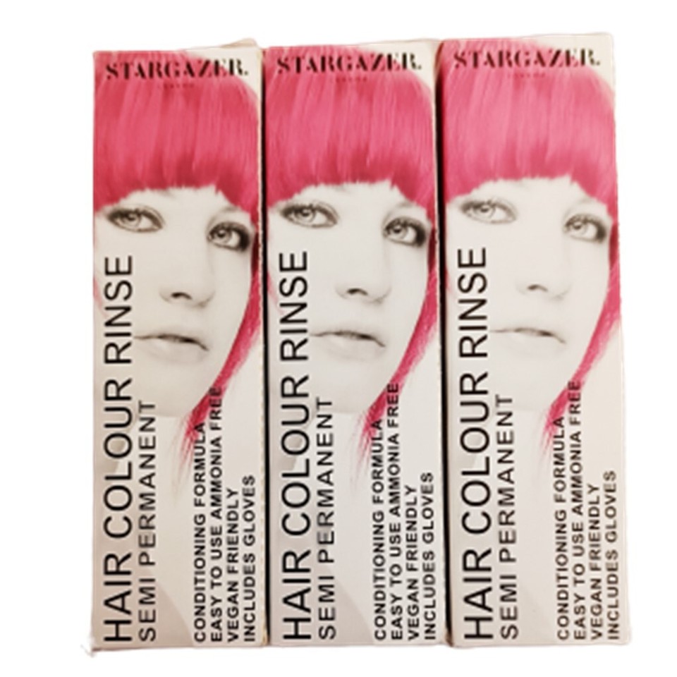 Stargazer Semi Permanent long-Lasting Hair Colour Dye Rinse Different ...