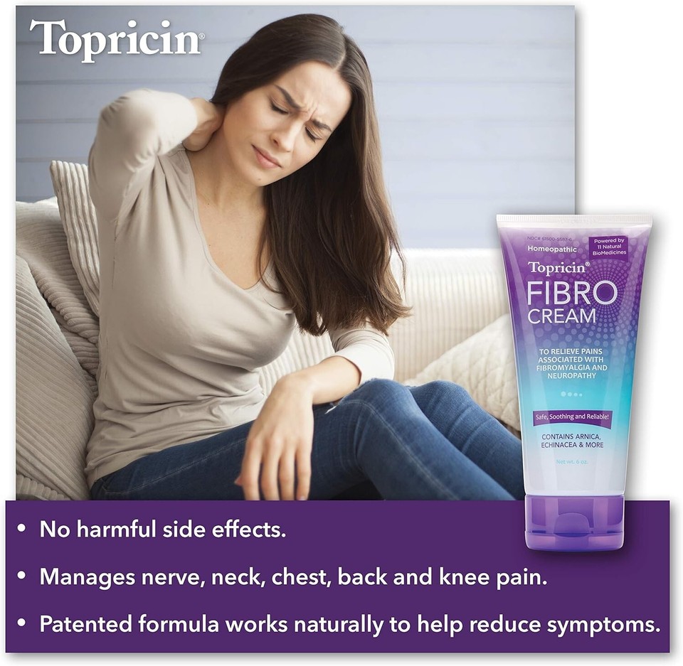Topricin Fibro Cream – Targeted Relief for Fibromyalgia, 6 fl oz | eBay