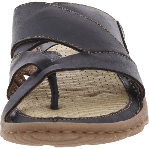 Born Womens Sorja II Black Toe Loop Thong Sandals 6 Medium (B,M) BHFO ...