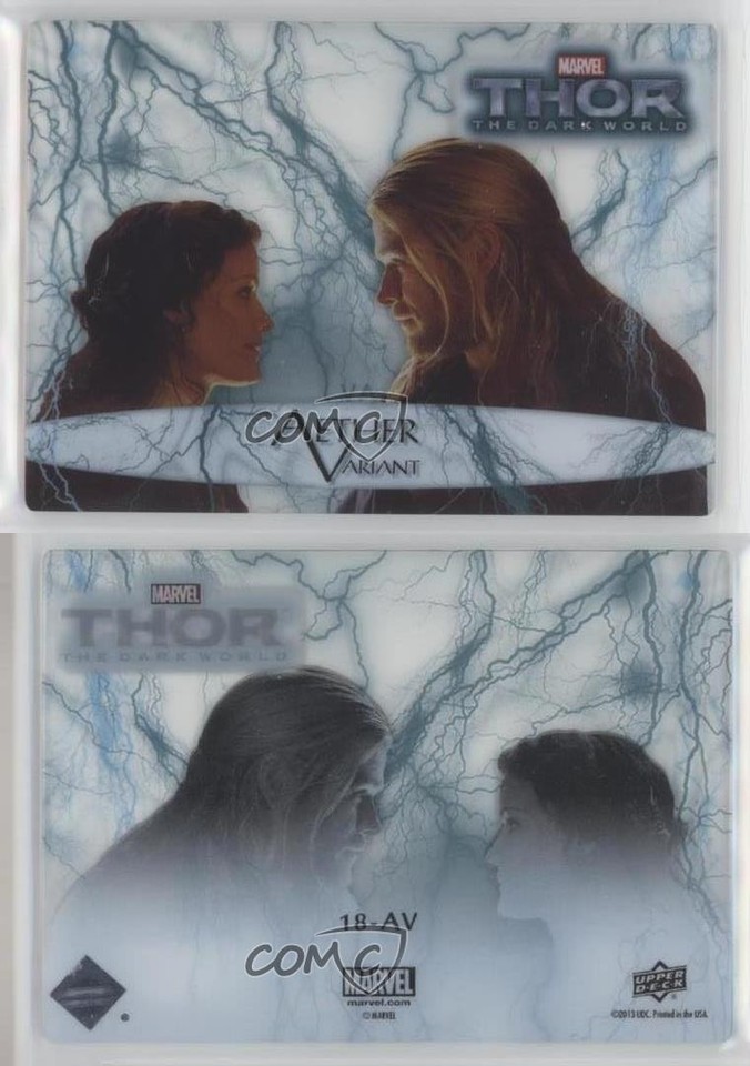 2013 Upper Deck Marvel Thor: The Aether Acrylic Thor Dark World Movie ...