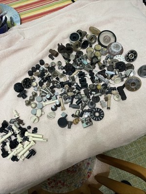 Vintage Television Knobs Dials TV Radio & Appliance Bakelite, Plastic ...
