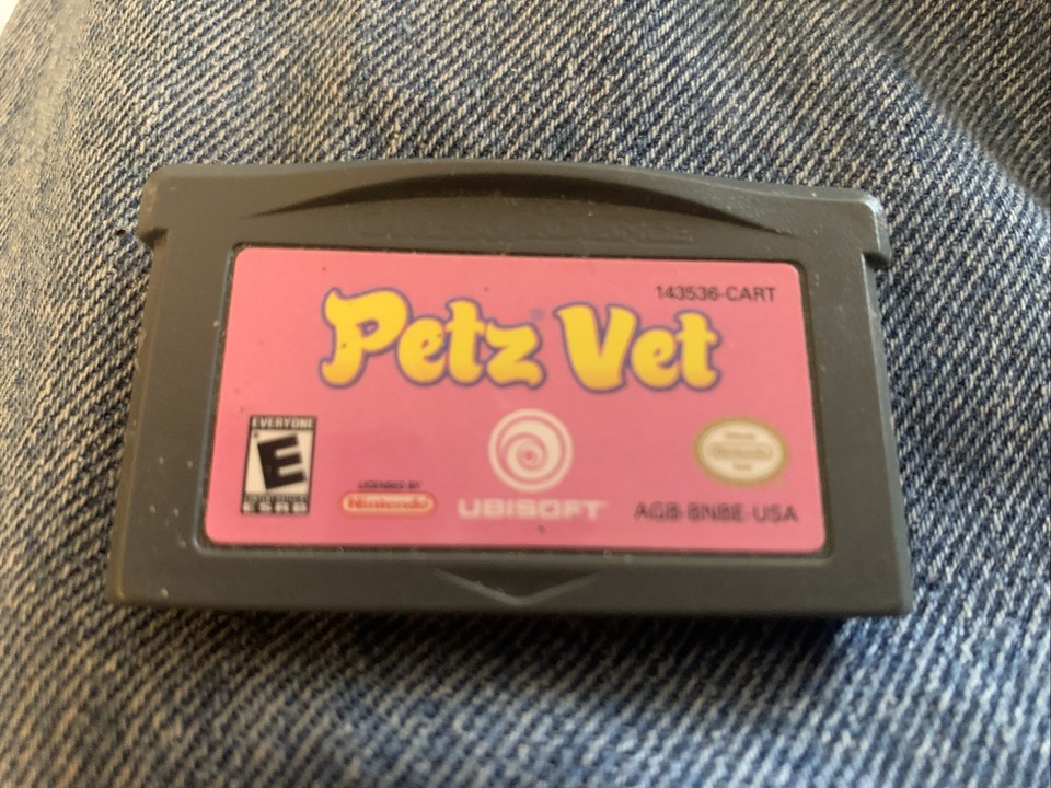 Petz Vet Nintendo Game Boy Advanced Ubisoft Gameboy Game Cartridge | eBay