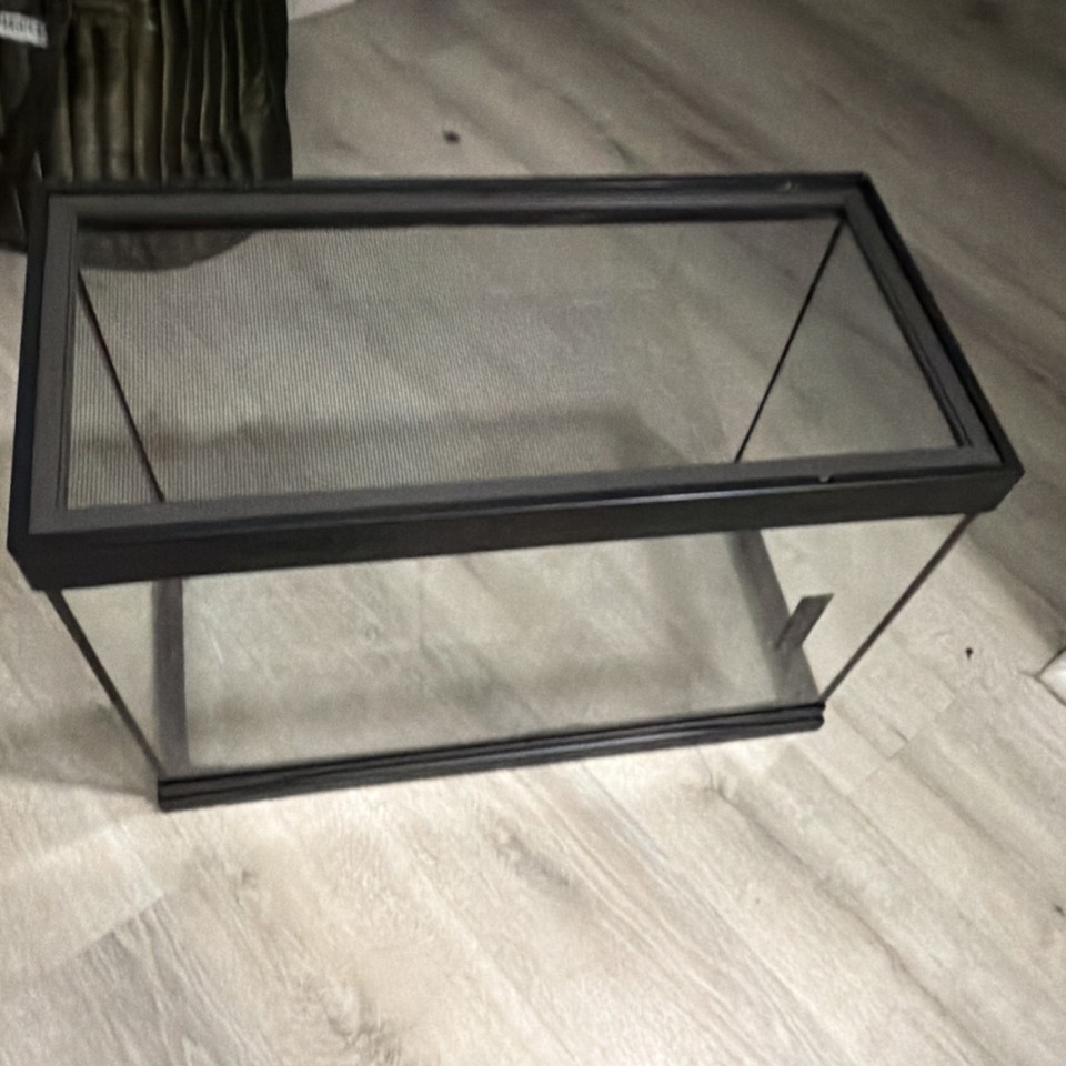 Glass Reptile Tank Mesh Top Enclosure Terrarium Habitat Secure ...
