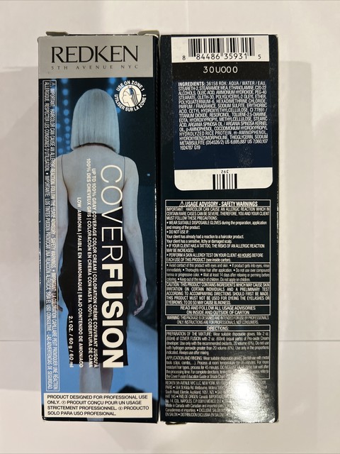 Redken Cover Fusion Low Ammonia 6NN Unisex Hair Color Kit - 2.1 fl oz ...