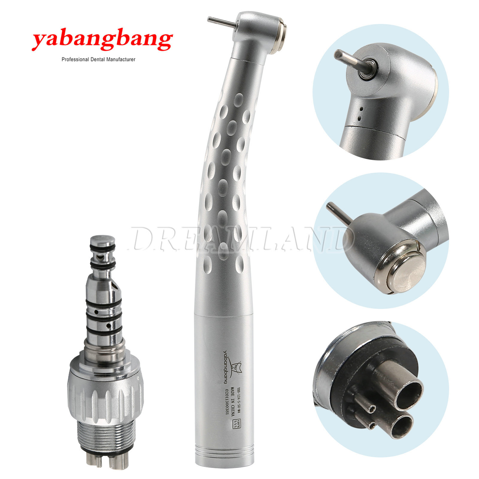 US Dental High Speed Turbine Handpiece MULTIflex Quick Coupler 4 Hole ...