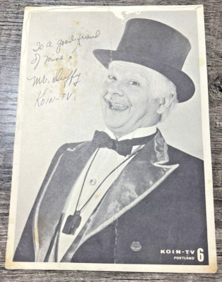 1965 Press Photo Mark Kincaid "Mr. Duffy's Cartoon Circus" Signed Auto ...