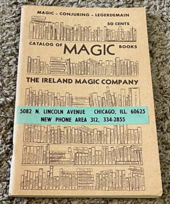 1959 Ireland Magic Company Catalog of Magic Books | eBay