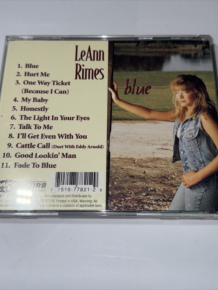 Blue - Audio CD By Leann Rimes - GOOD - 1996 Y2K Country Music CD ...