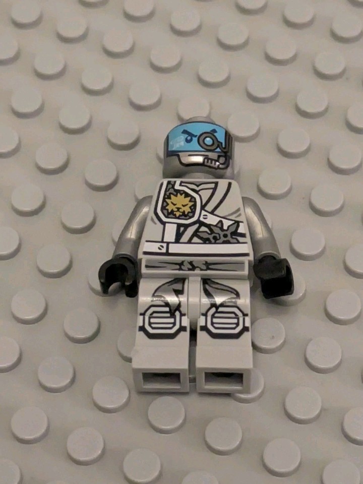 LEGO Ninjago Minifigure Titanium Zane - rare genuine | eBay UK