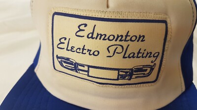 EDMONTON ELECTRO PLATING Cap Trucker Hat Snapback Baseball Vintage ...