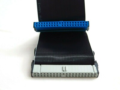 39Pin IDE Hard Disc Optical Drive Cable 18.5" Flat ODD HDD Black 3 ...