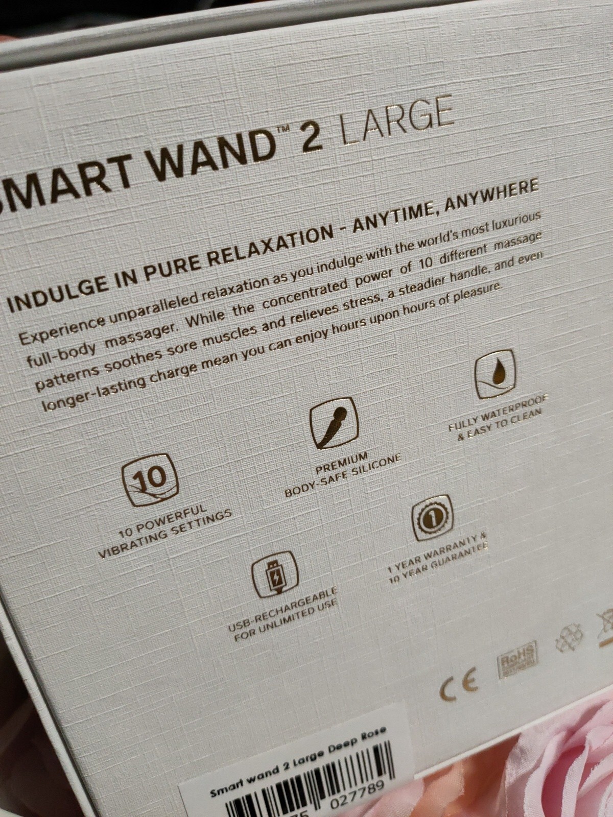 LELO+Smart+Wand+2+Vibrating+Wand+-+Deep+Rose for sale online | eBay