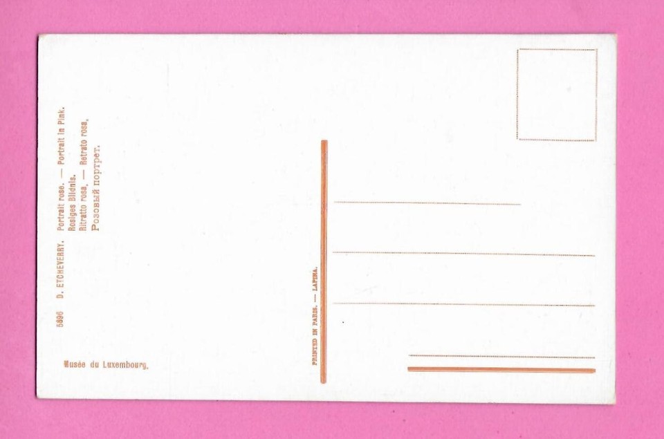 WOMAN AND HAT BY D. ETCHEVERRY VINTAGE POSTCARD 892 | eBay