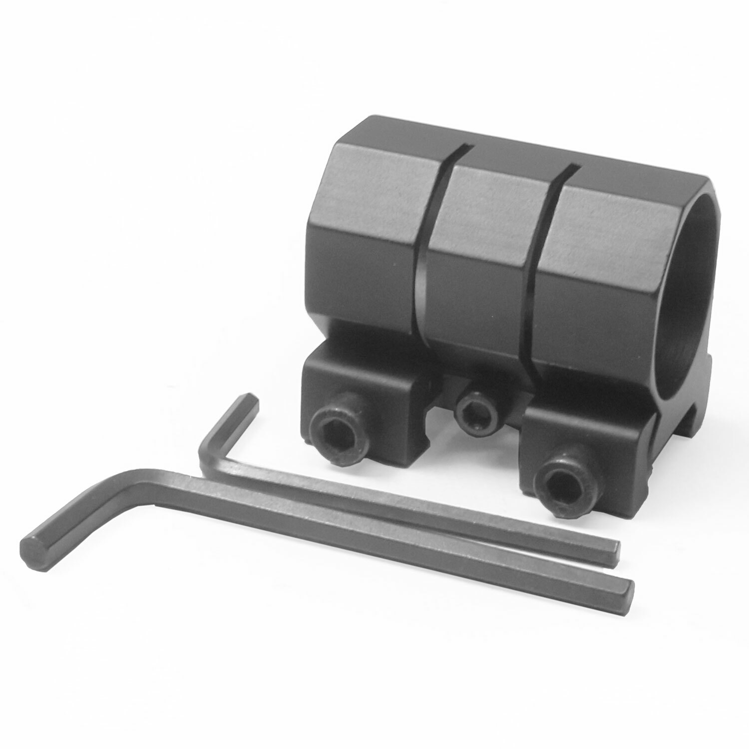 Flashlight Clamp Mount Rifle Shotgun Laser Scope Bracket Rail ...