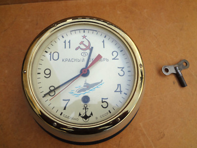 Clocks - Soviet Submarine Navy Marine Ship's Wall