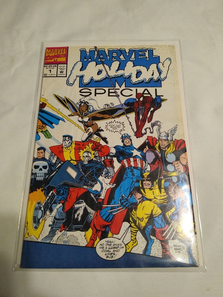Marvel Holiday Special #1 8.5 Rare Newsstand Edition 1991 Marvel | eBay