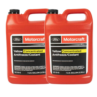 Motorcraft OEM Yellow Concentrated Antifreeze / Coolant - 2 Gallon | eBay