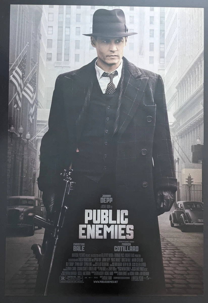 Public Enemies Johnny Depp Poster