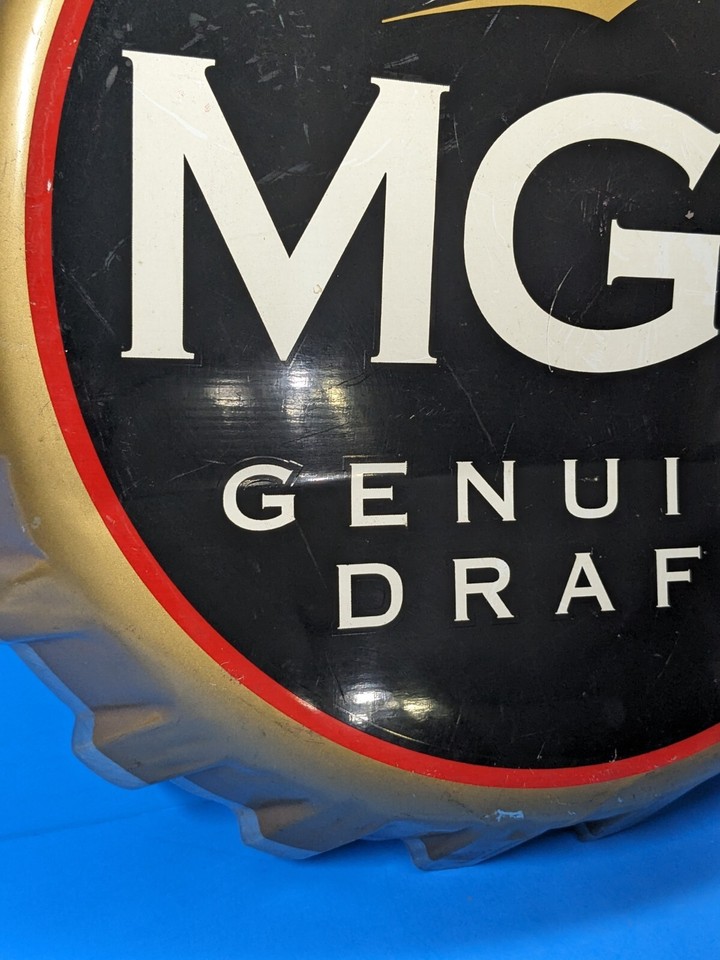 MGD Miller Genuine Draft Bottle Cap Sign | eBay