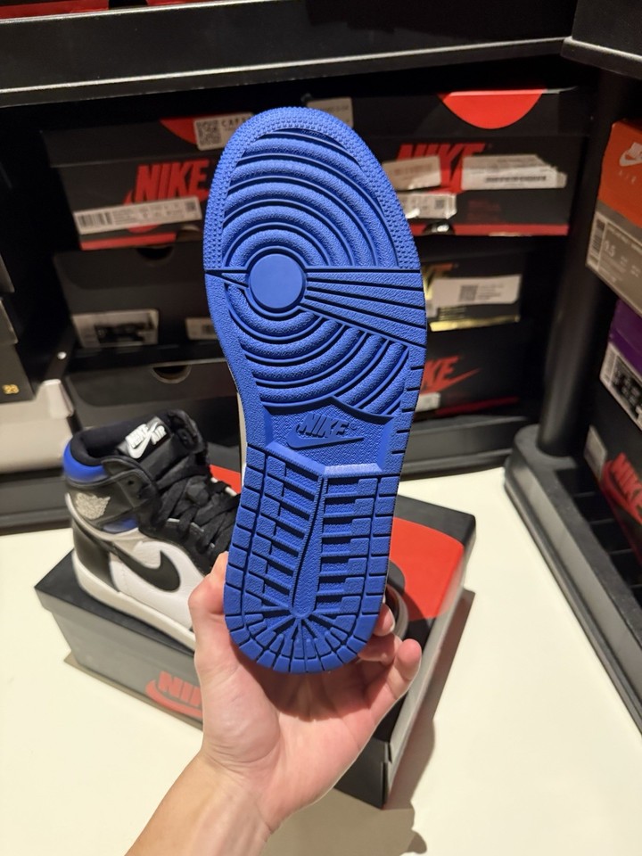 Size 9 Men Nike Air Jordan 1 Retro High OG Royal Toe 2020 Blue/Black ...
