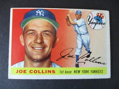 1955 Topps # 63 Joe Collins VG/EX condition New York Yankees SHIPPING ...