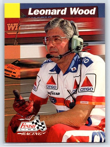 1993 Finish Line Leonard Wood Wood Brothers Racing #166 | eBay