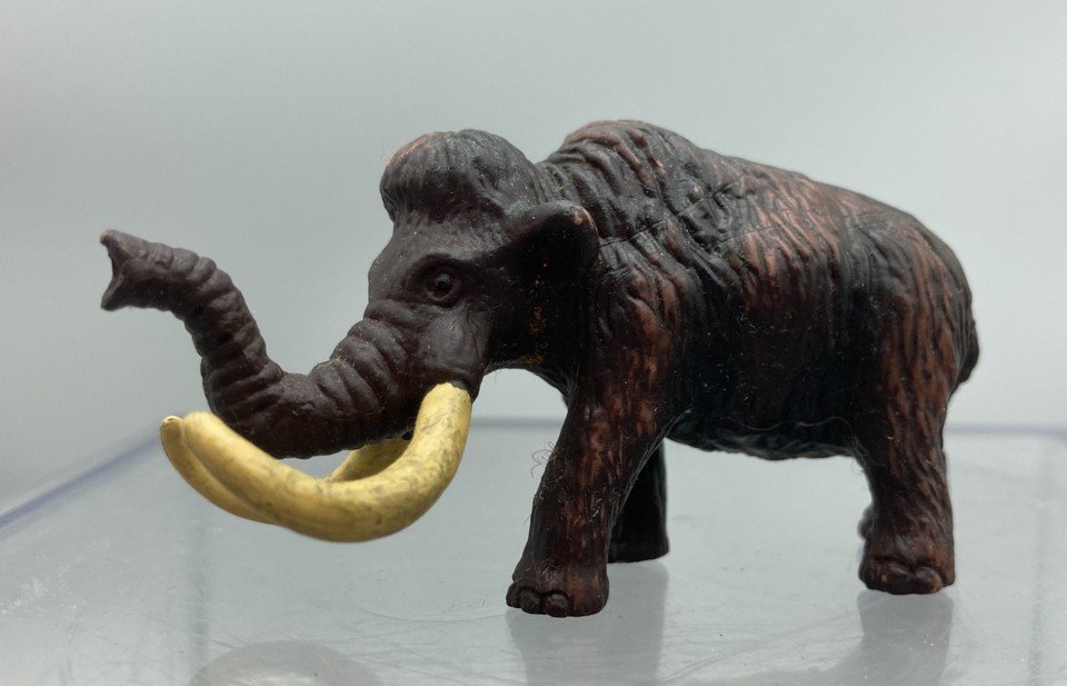 Vtg Mini Wooly Mammoth by Bullyland Prehistoric Animal Figure Germany ...