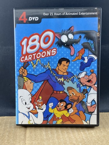 180 Cartoons 4 DVD, MULTIPLE DVD'S SHIP FREE! | eBay