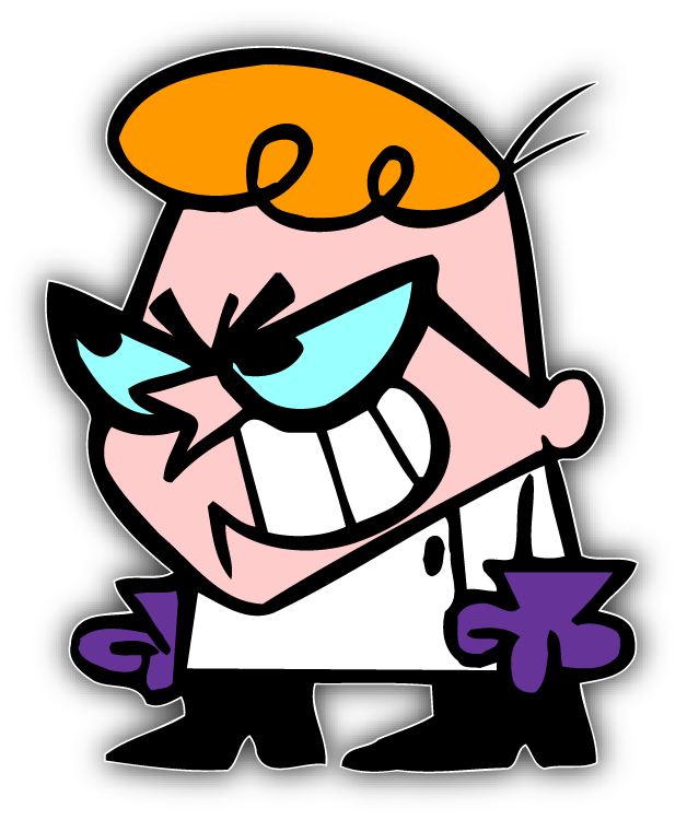 Dexter's Laboratory Scary Cartoon Car Bumper Sticker Decal 5''x 4'' | eBay