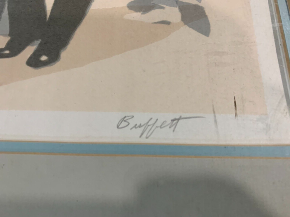 RARE GUY BUFFET LITHOGRAPH "MAGAZINE STREET PARADE" 111/350 (22"x19 ...