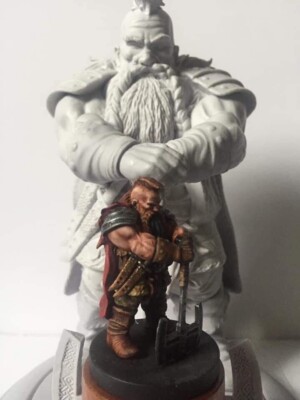 Nordi Miniature 58mm (75mm Scale) figure Model Kit Warhammer Dwarves Dwarf Dawi | eBay UK