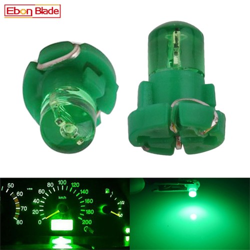 2Pcs Car Auto LED T3 COB Green Dashboard Light Switch Gauge Bulb Map ...