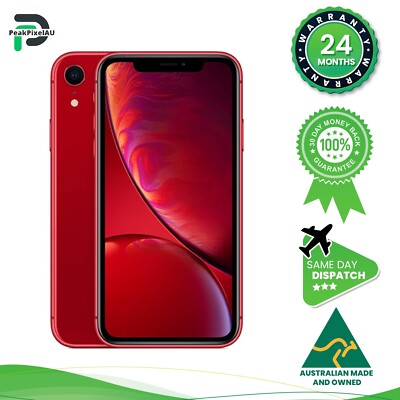 Apple iPhone XR Red/64GB Unlocked AU Stock Very Good Condition | eBay ...