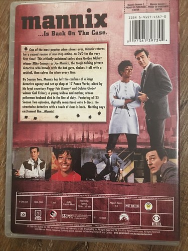 Mannix: Complete Seasons 1, 2: (dvd: 2 Box Sets: Each 6 discs) BOTH EXCELLENT | eBay