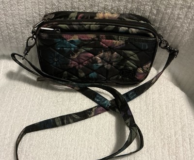 Lug Roundabout Crossbody Bag Floral Bloom Dark Shoulder Belt Pack ...