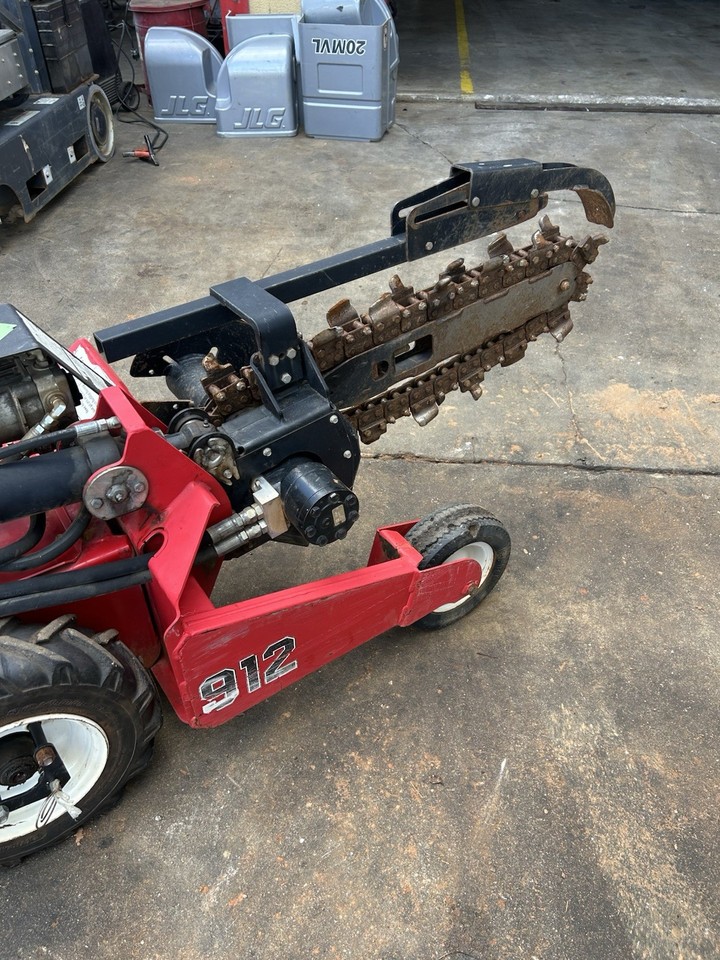 2019 Barreto 912 Self-Propelled Walk Behind Trencher Low Hours 317 ...