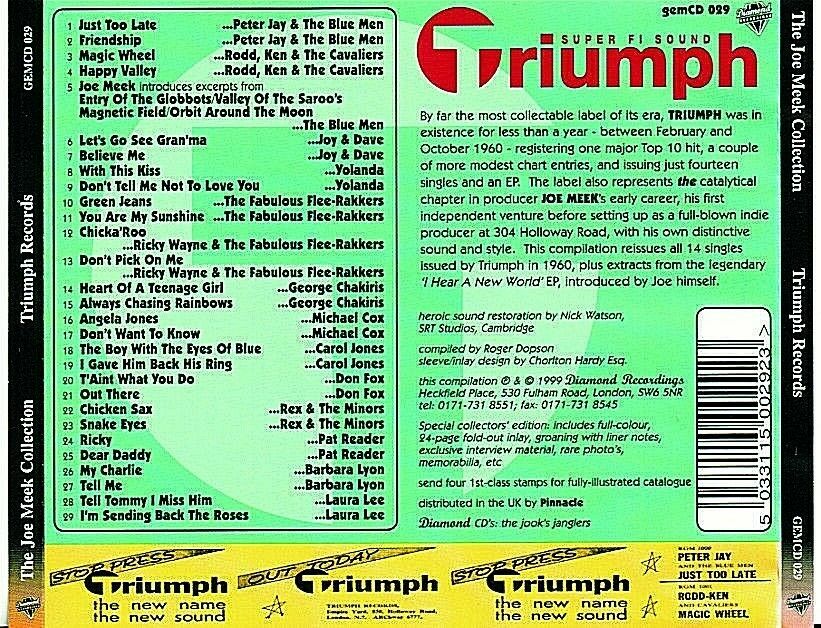 Triumph Records History of a label - CD - near MINT - RARE | eBay