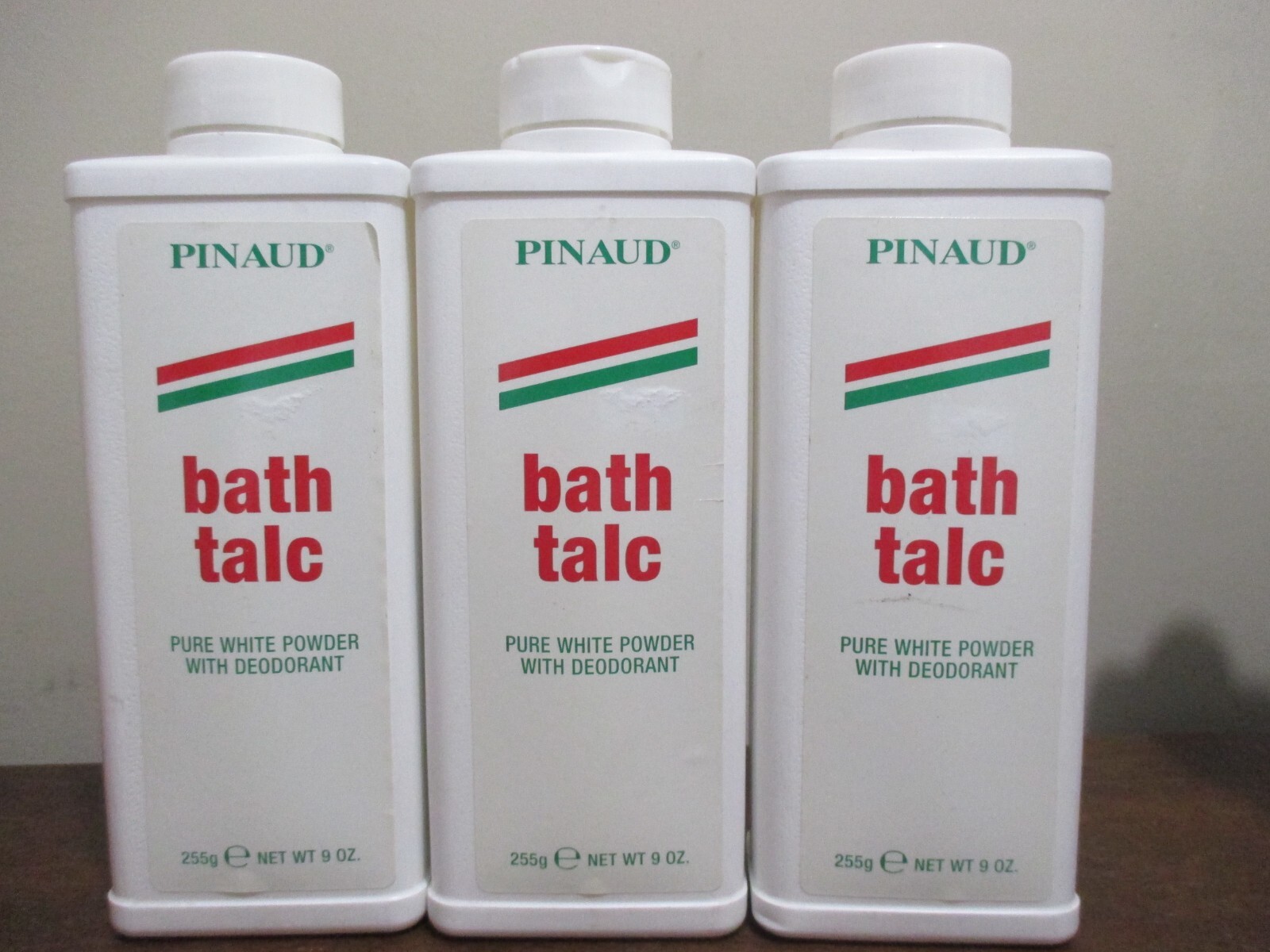 (3) Clubman Pinaud BATH TALC Pure White Powder with Deodorant 9 oz | eBay