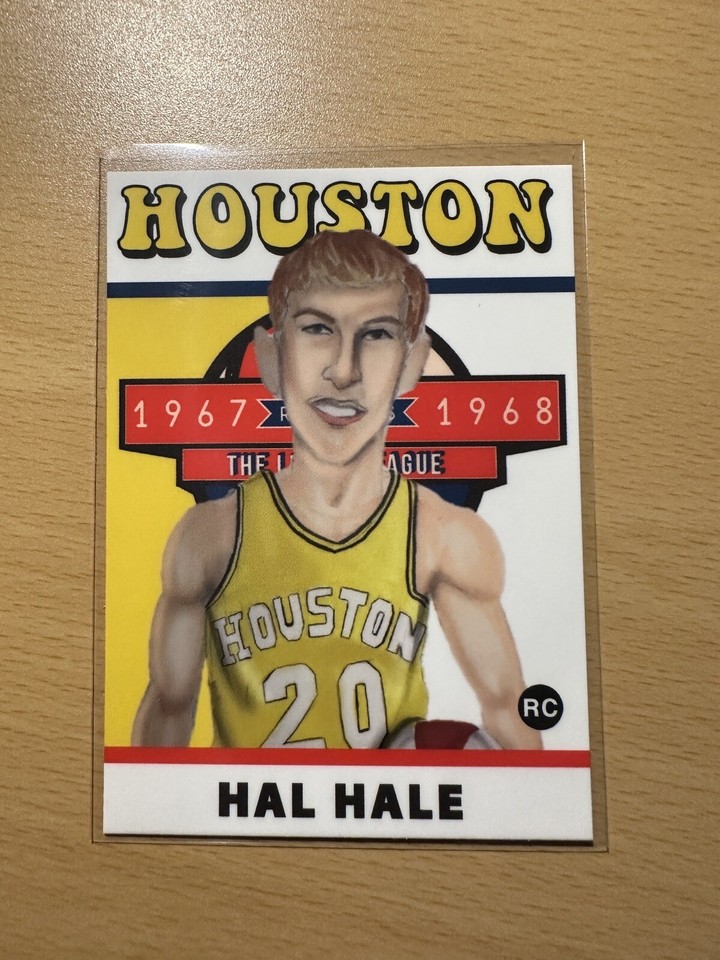 2019 1967-68 Lana Sports ABA #105 HAL HALE Rookie RC Houston Mavericks ...