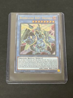 Yugioh! 1x Borreload Riot Dragon BODE-EN036 Ultra Rare 1st Edition | eBay
