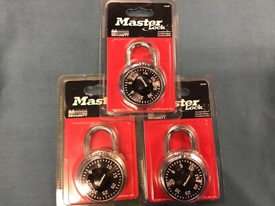 Master Lock Combination Locks #1500D - 3 Total - NEW | eBay