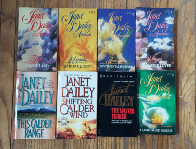 Janet Dailey 8 Western Romance PB Calder Series AMERICANA Paperback | eBay