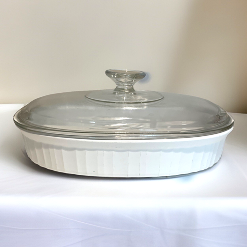 Vintage CorningWare Pyroceram F-6-B French White 1.8 Liter Casserole W ...