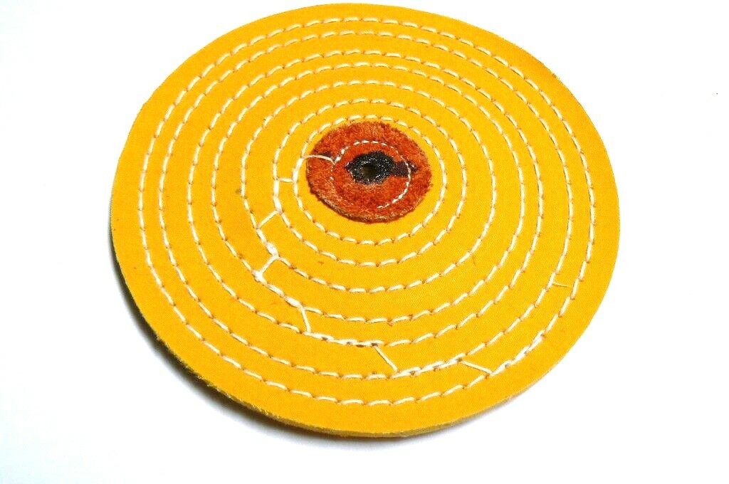 YELLOW RAZOR BUFF KNIFE EDGE 5” TREATED WHEEL BUFFS | eBay