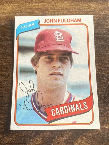 1980 Topps John Fulgham RC St. Louis Cardinals #152 L4146* | eBay