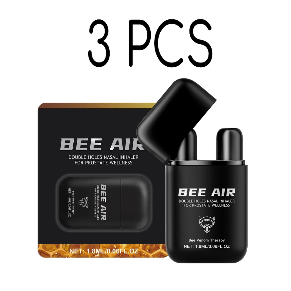 1-3 Pack BEE AIR Double Holes Nasal Inhaler, Male Prostate Care Inhaler ...