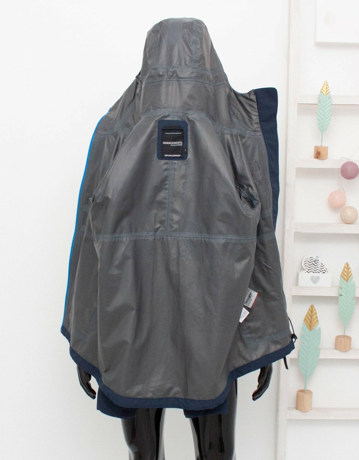 New DIDRIKSONS Tiva Men's Jacket Hooded Storm System 100 % Waterproof S ...