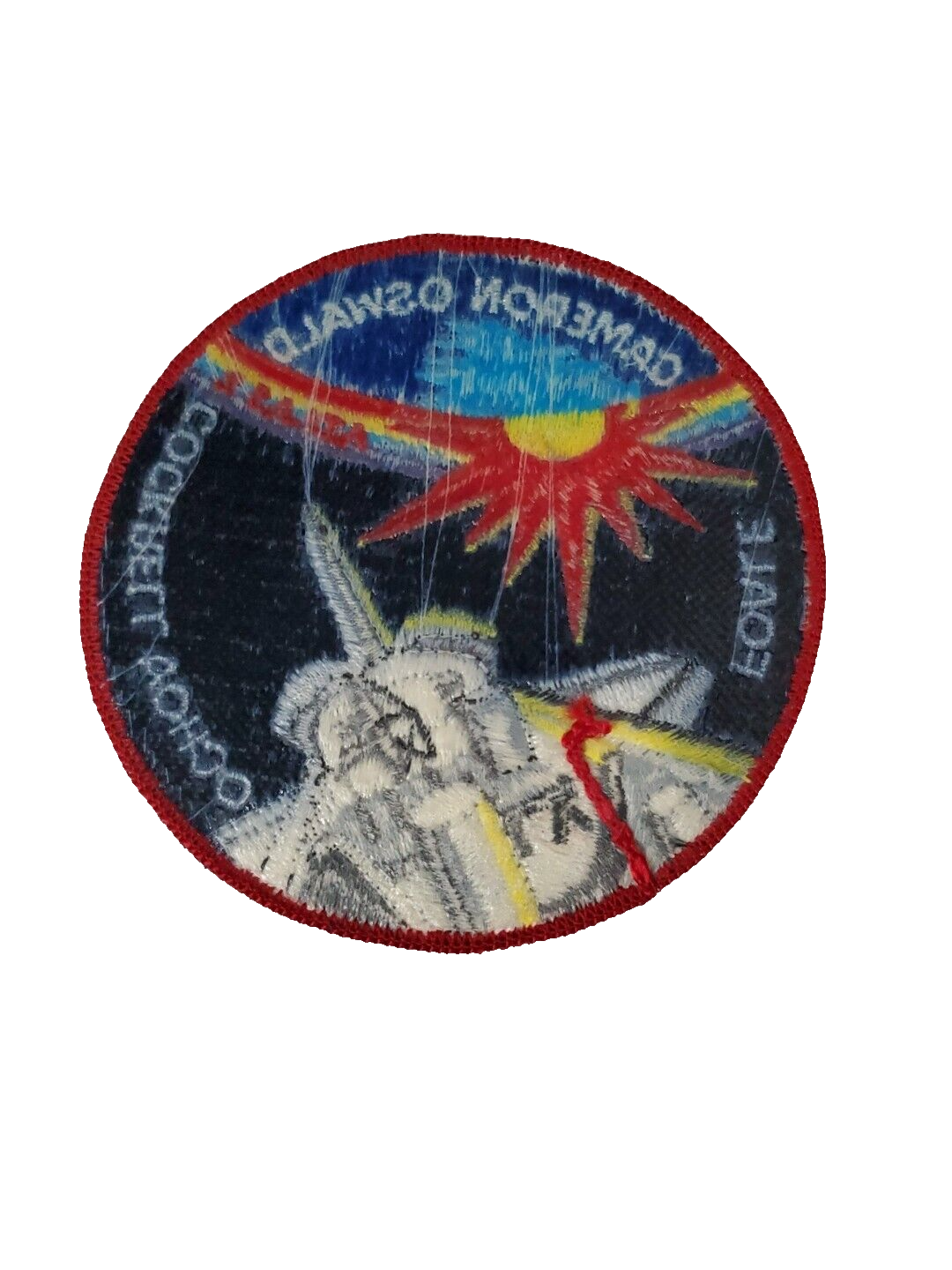 NASA ATLAS 2 SPACE SHUTTLE MISSION PATCH CAMERON OSWALD FOALE COCKRELL ...