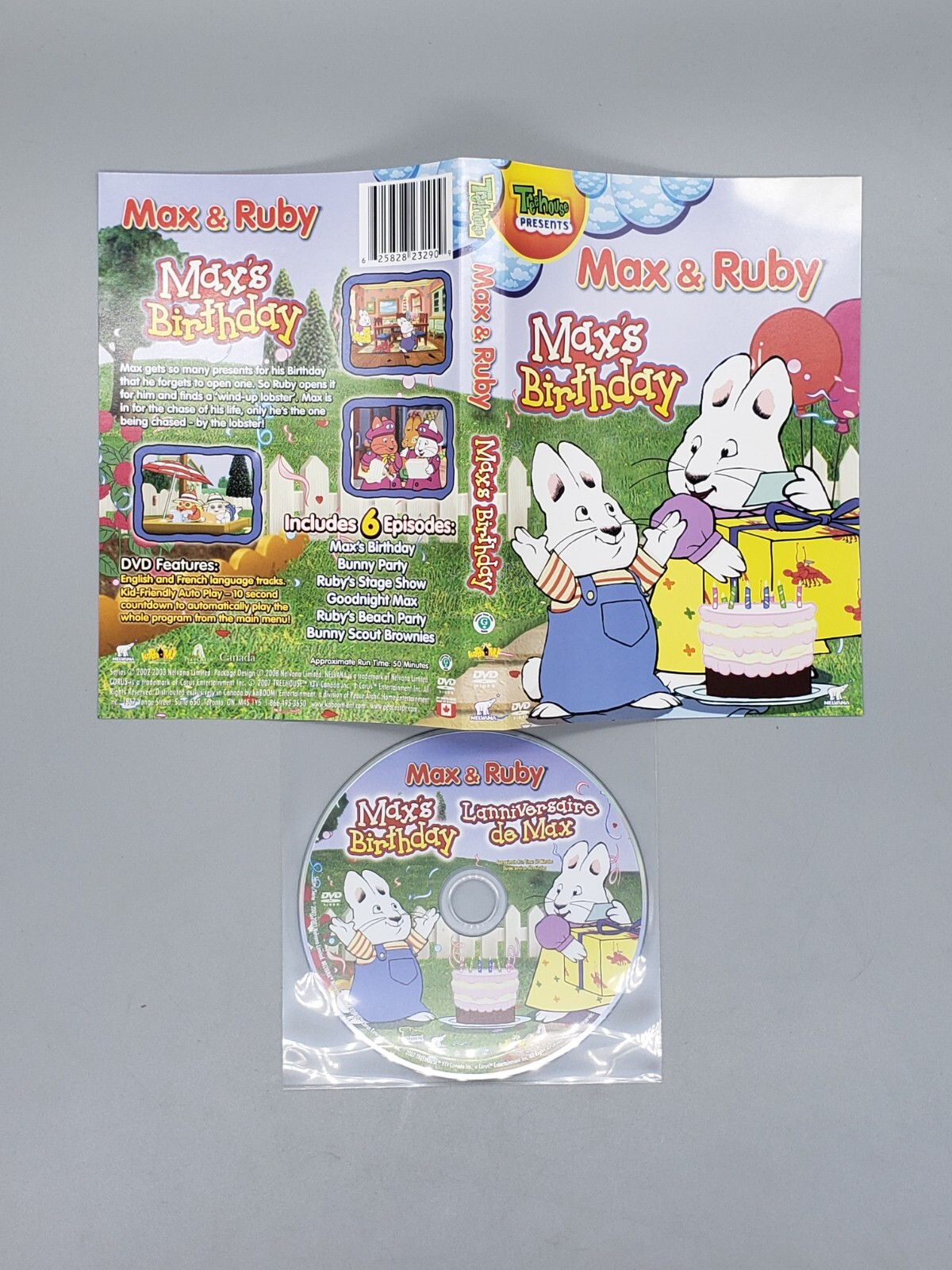 Max and Ruby Max's Birthday DVD Includes 6 Episodes in Case for sale ...